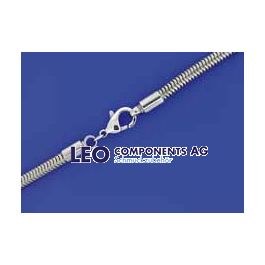 Buy snake chains with CNC-end caps and lobster clasps / stainless steel ...